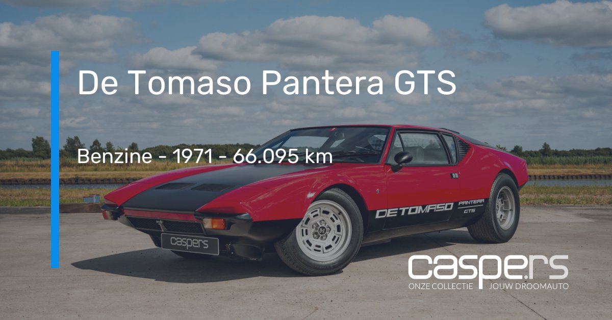 Occasion De Tomaso Pantera GTS Benzine (1971) Rood - De Caspers Collectie