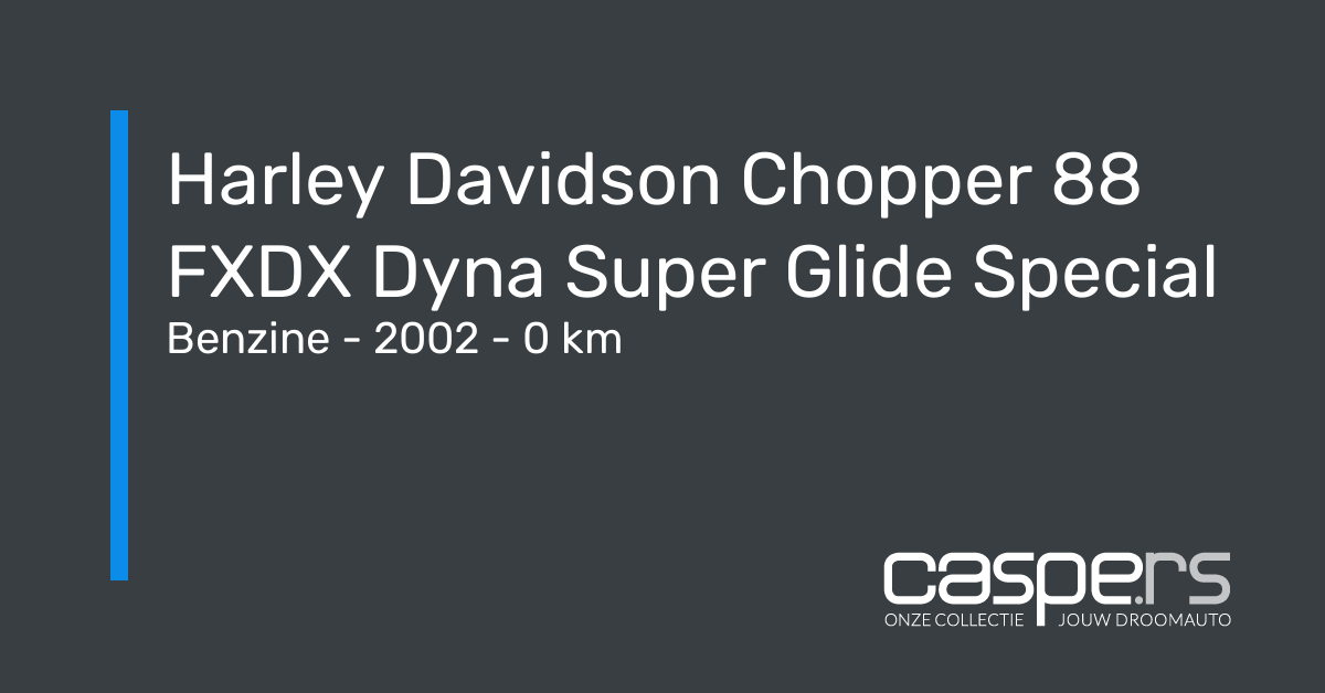 Occasion Harley Davidson Chopper 88 FXDX Dyna Super Glide Special ...