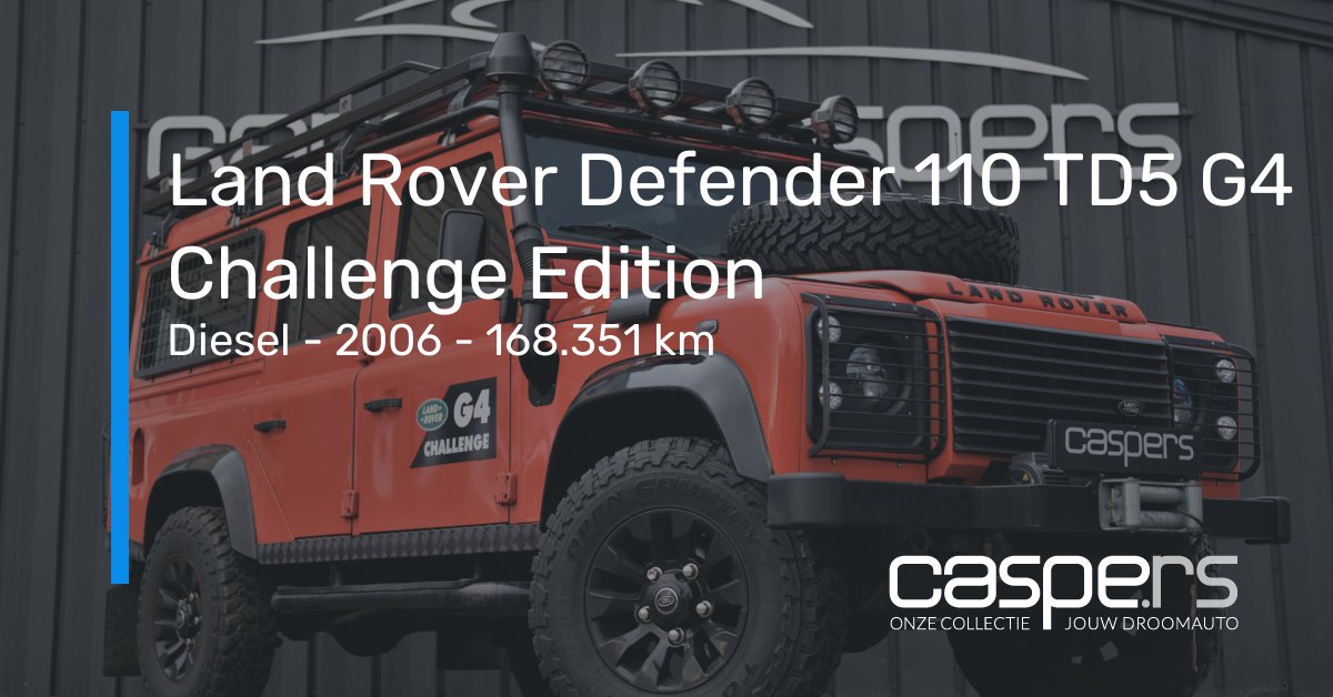 Occasion Land Rover Defender 110 TD5 G4 Challenge Edition Diesel (2006 ...