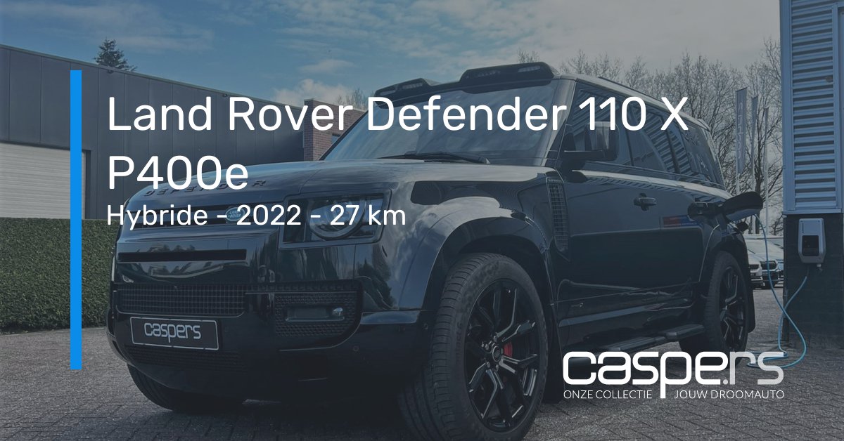 Occasion Land Rover Defender 110 X P400e Hybride (2022) Zwart - De ...