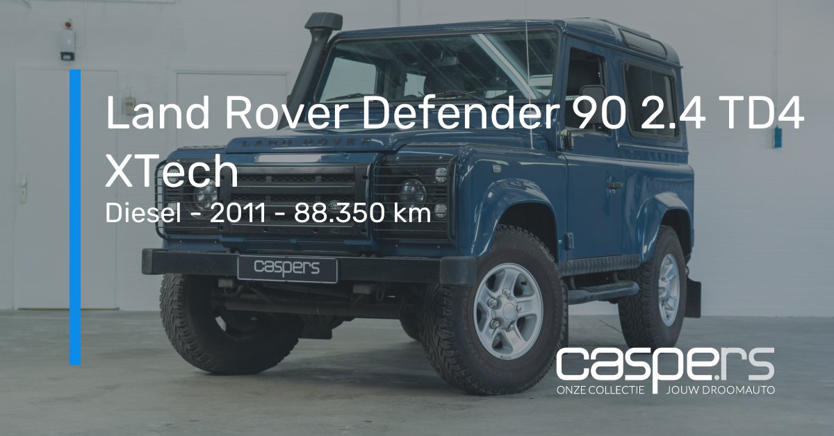 Occasion Land Rover Defender 90 2.4 TD4 XTech Diesel (2011) Tamar Blauw ...