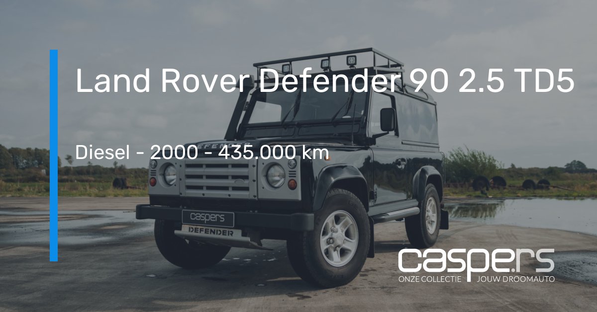 Occasion Land Rover Defender 90 2.5 TD5 Diesel (2000) Zwart - De ...