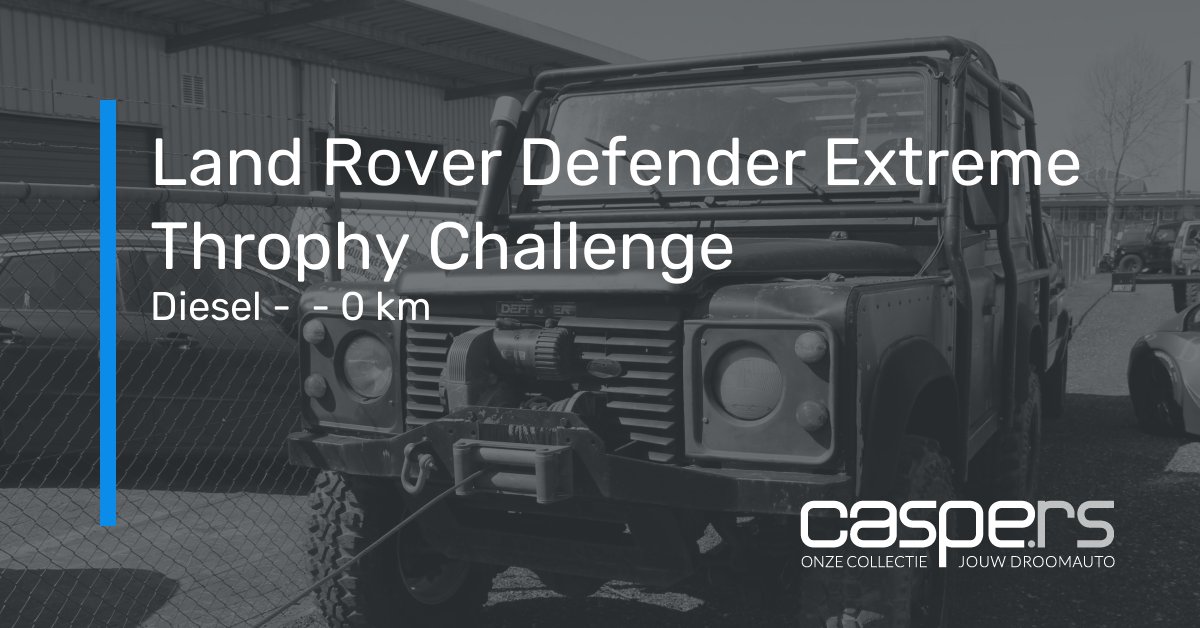 Occasion Land Rover Defender Extreme Throphy Challenge Diesel Zwart ...