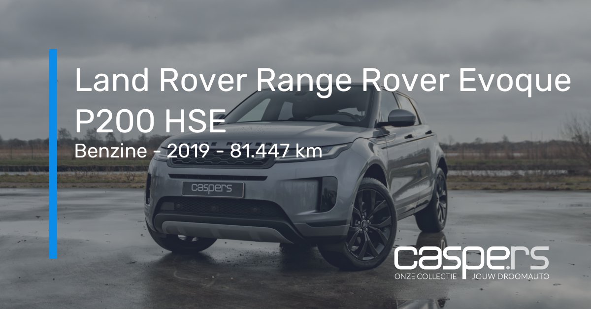 Occasion Land Rover Range Rover Evoque P200 HSE Benzine (2019) Eiger ...