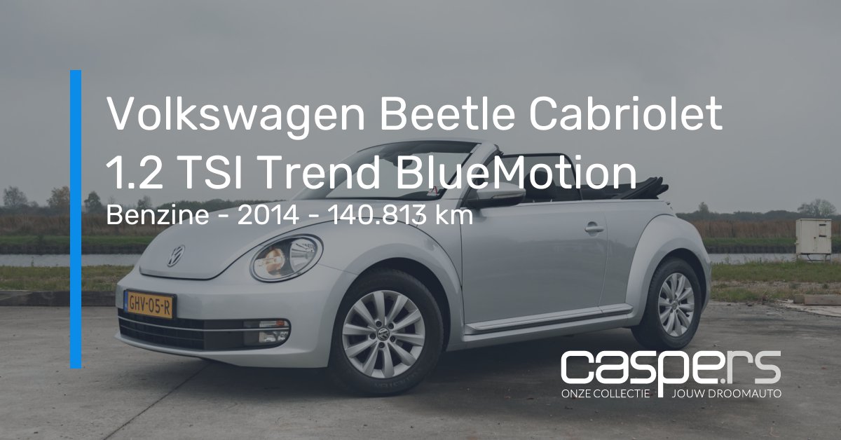 Occasion Volkswagen Beetle Cabriolet 1.2 TSI Trend BlueMotion Benzine ...
